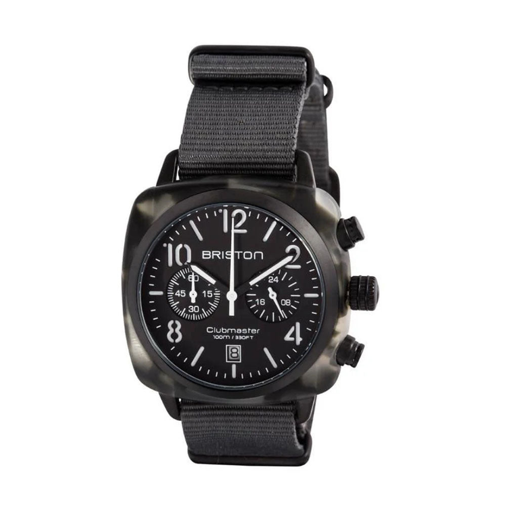 Briston Clubmaster Classic Chronograph 40mm Fabric Band – Meridian ...